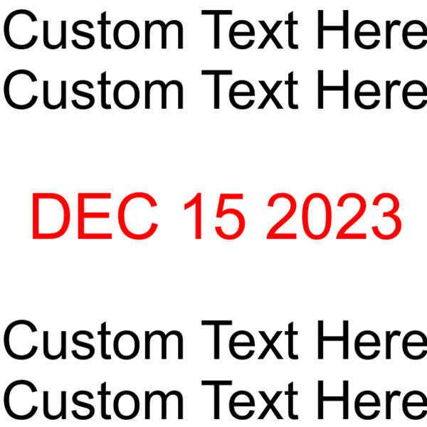 Trodat Dater 4727 with Custom Text | Corp Connect